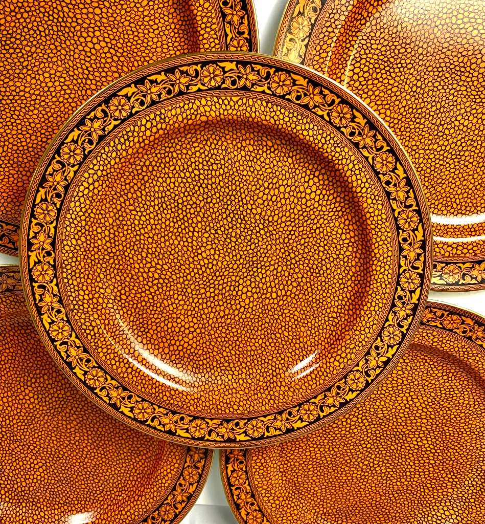 Set of 11 Large Masons Ironstone Dinner Plates Circa 1900 - Bardith, Ltd.